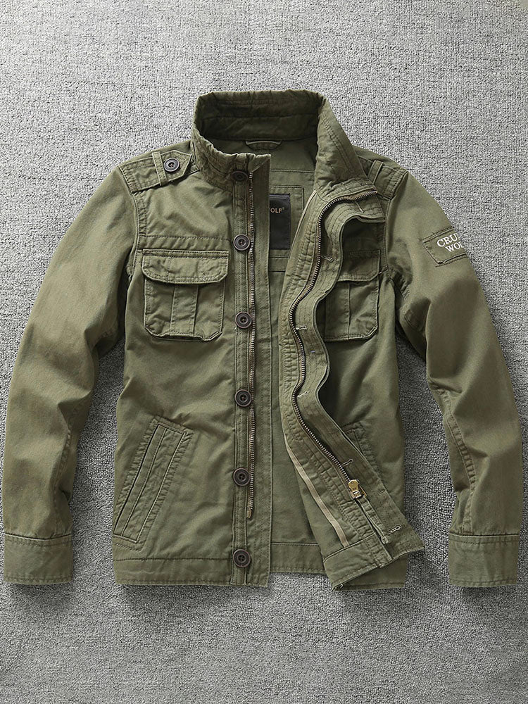 Military Style Work Jacket – Vikokos